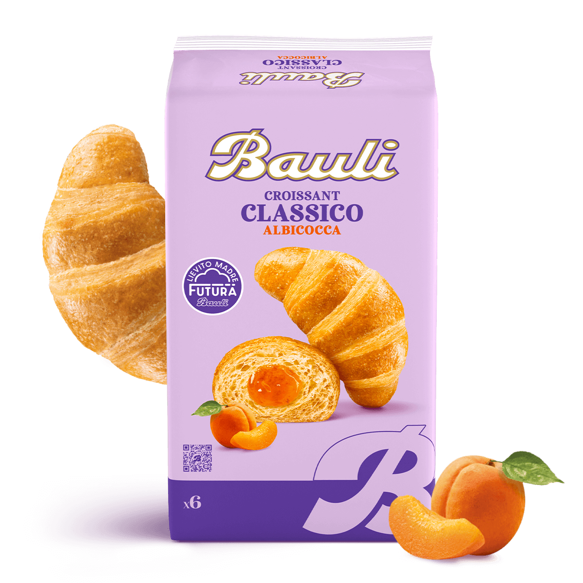 Croissant Albicocca, Albicocche 100% Italiane | Bauli
